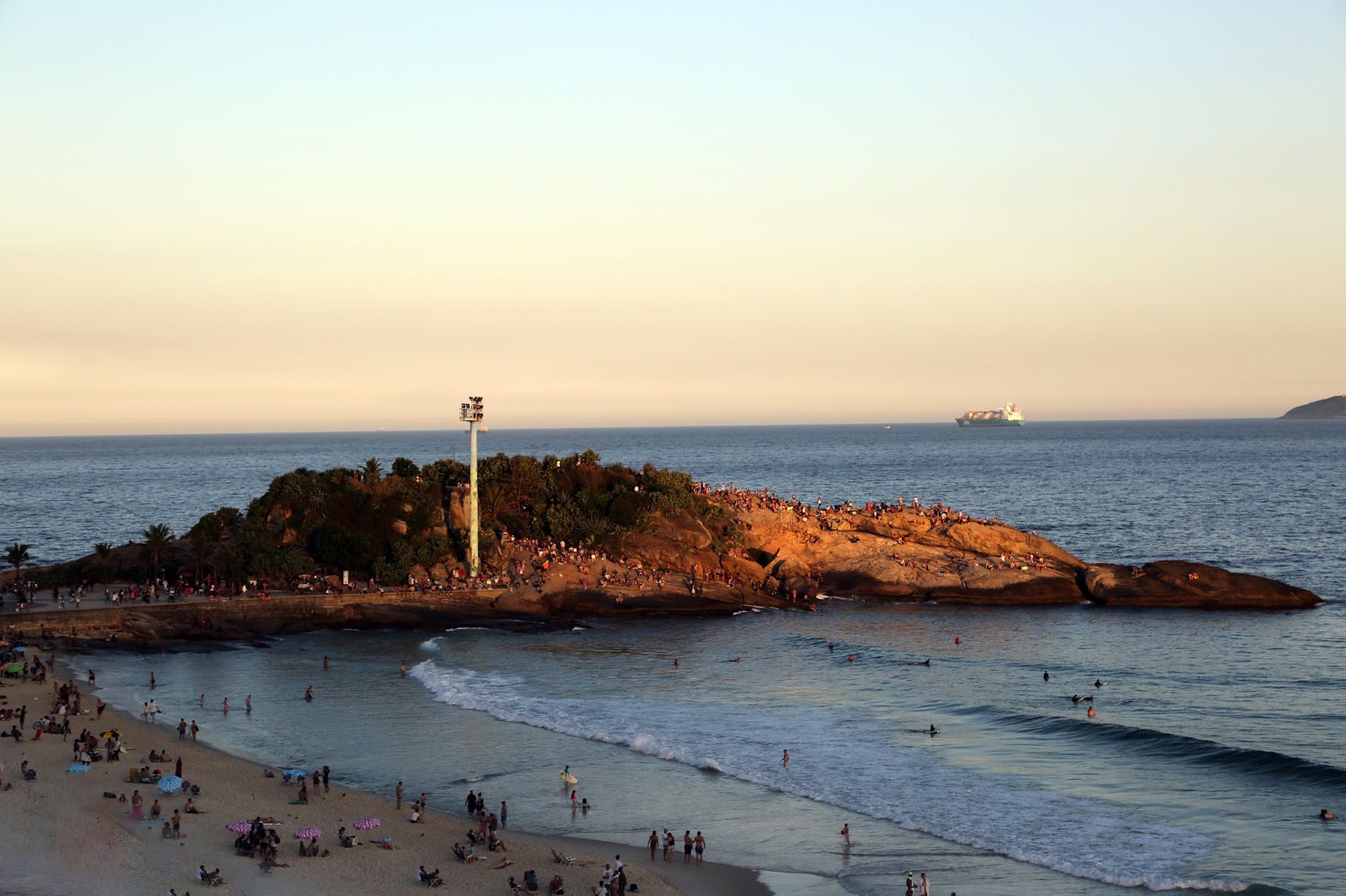 Le Rocher de l'Arpoador à Rio de Janeiro